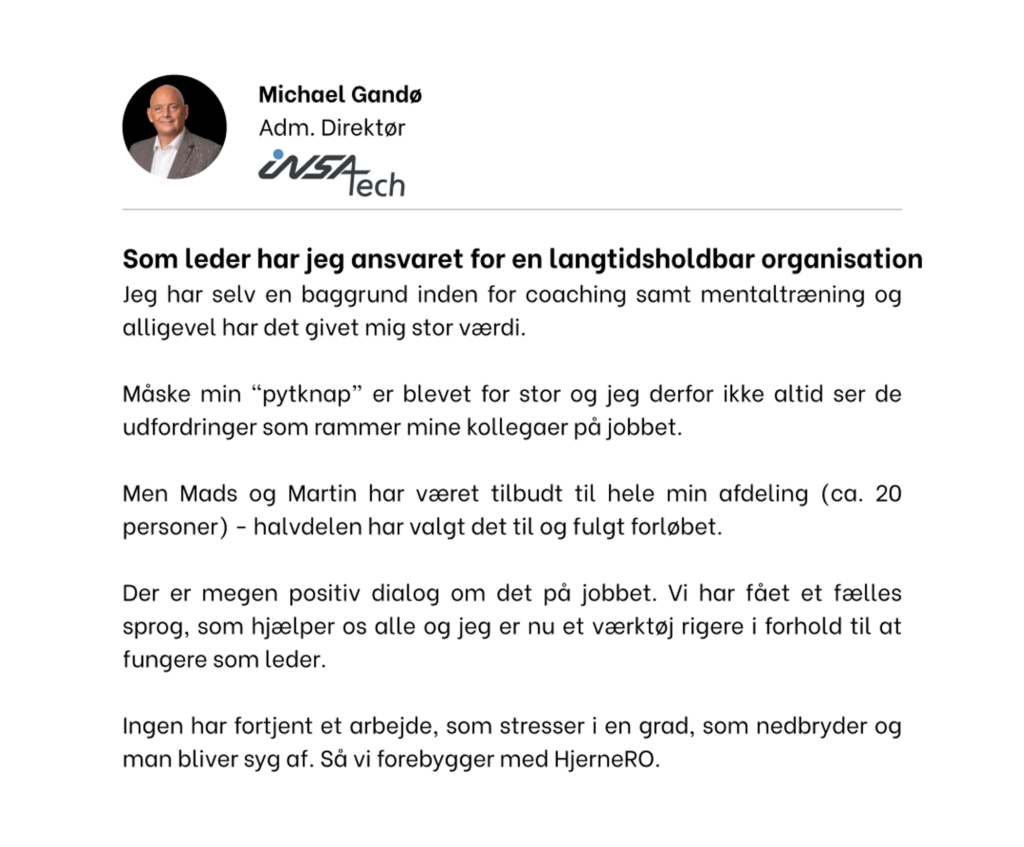 "Fælles sprog som hjælper os alle" - Mindcamp